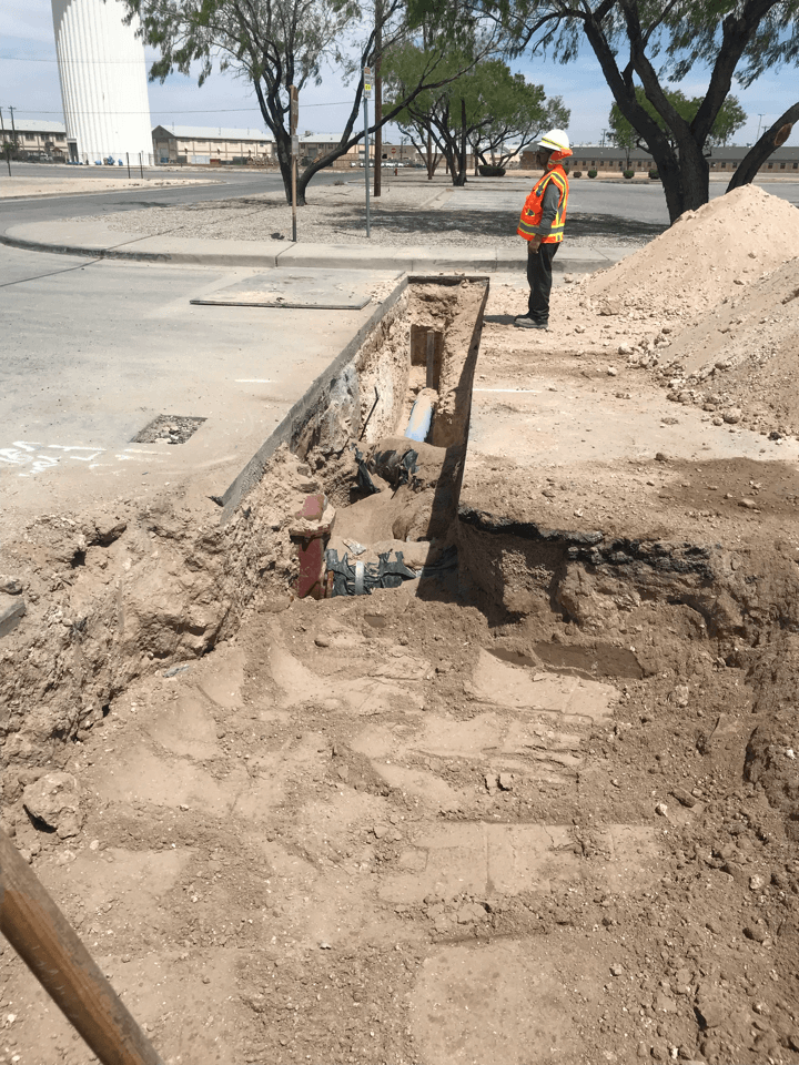 Doniphan Dr., El Paso - Water Line Installation
