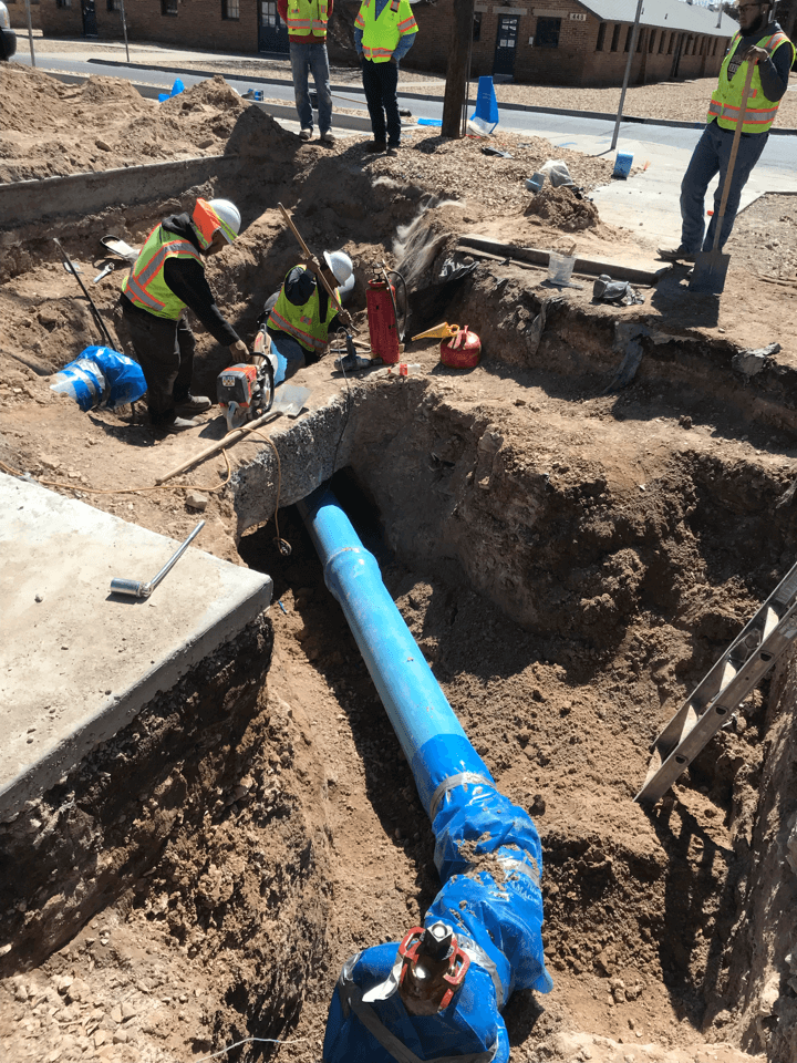 Doniphan Dr., El Paso - Water Line Installation